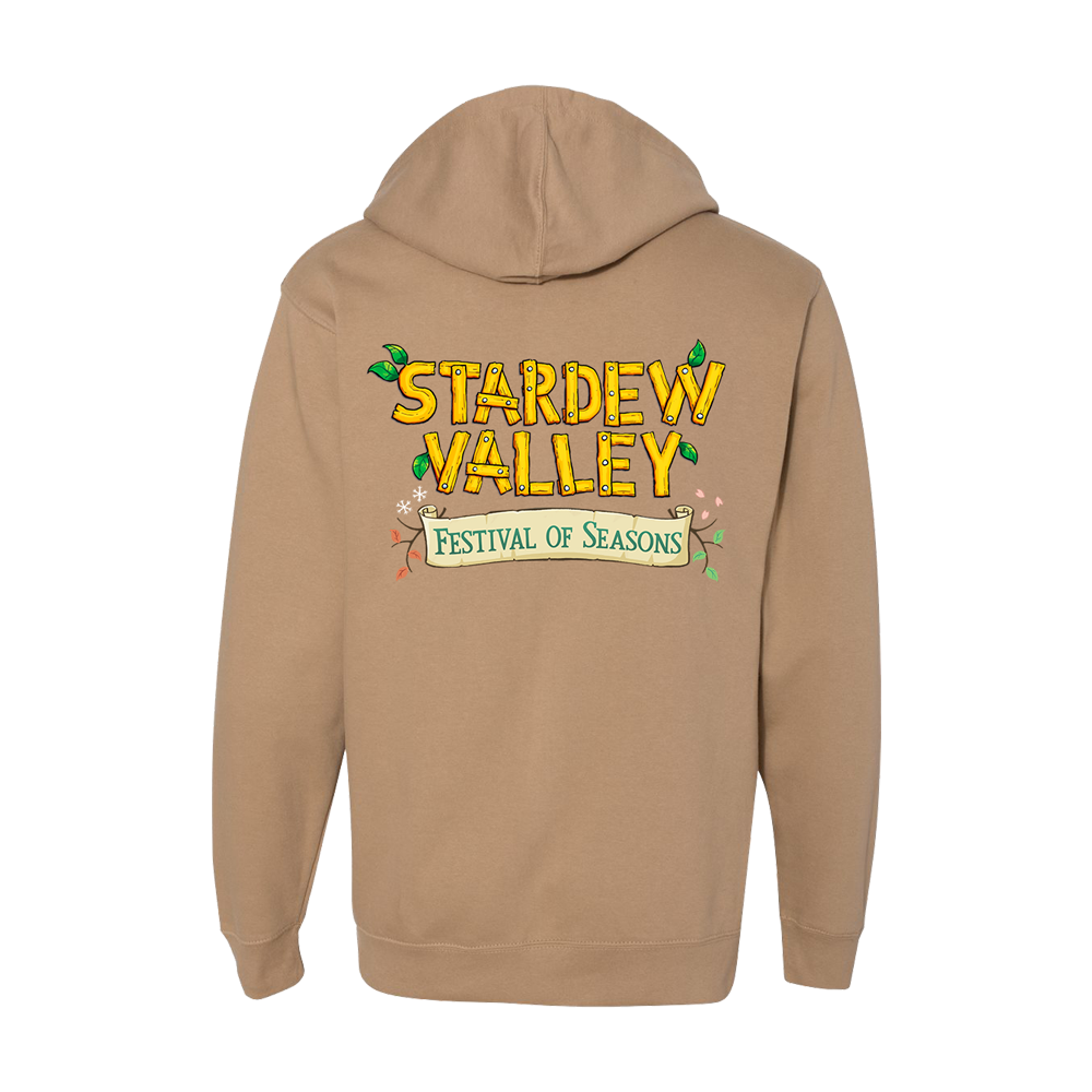 Stardew Valley 8-Bit Chicken Sandstone Hoodie – Stardew Valley Concert