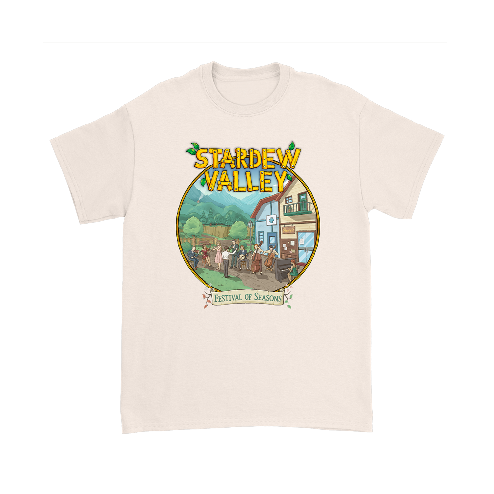 Stardew Valley Tour Natural T-Shirt – Stardew Valley Concert